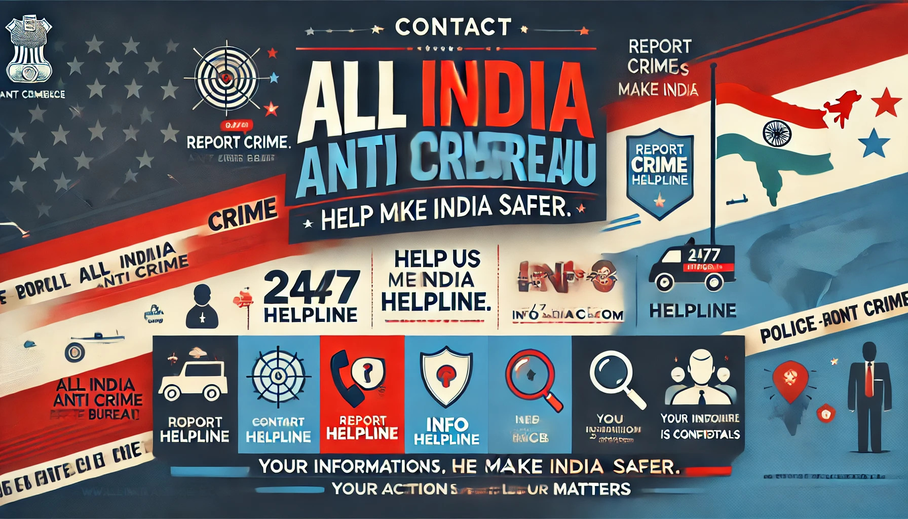 Contact All India Anti Crime Bureau | Report Crime & Help